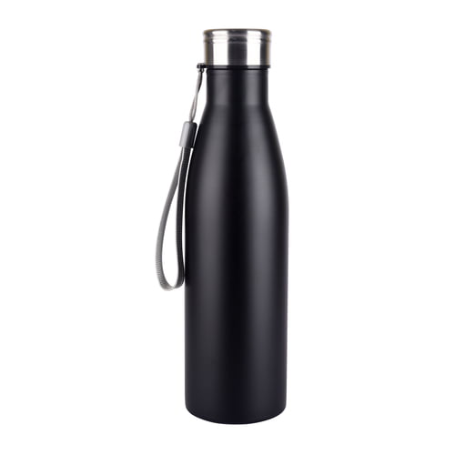 750ml Black Stainless Steel Sipper Bottle