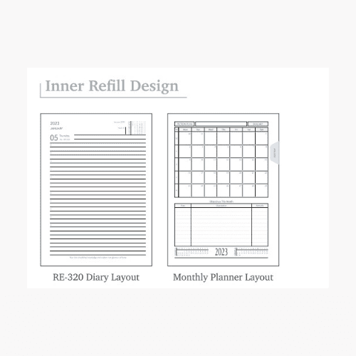 B5 Blue Executive Diary BB85